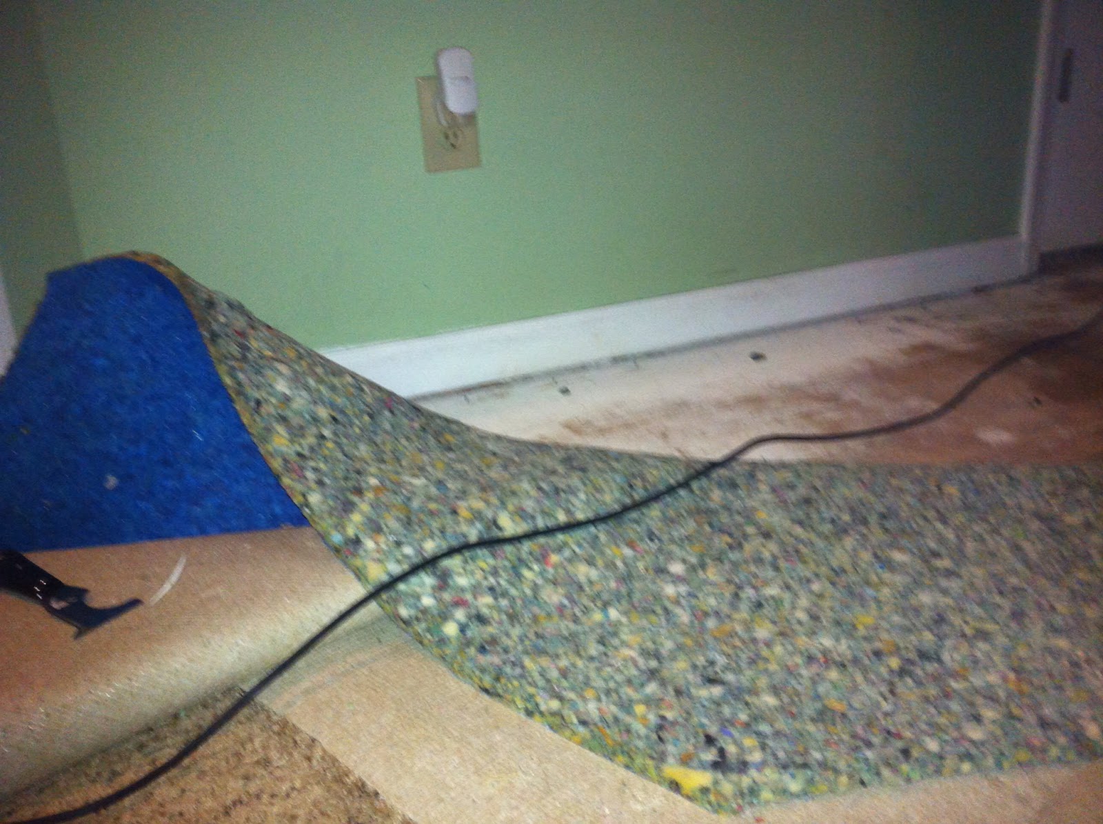 Painting Life Red & Black: Brown Paper Flooring