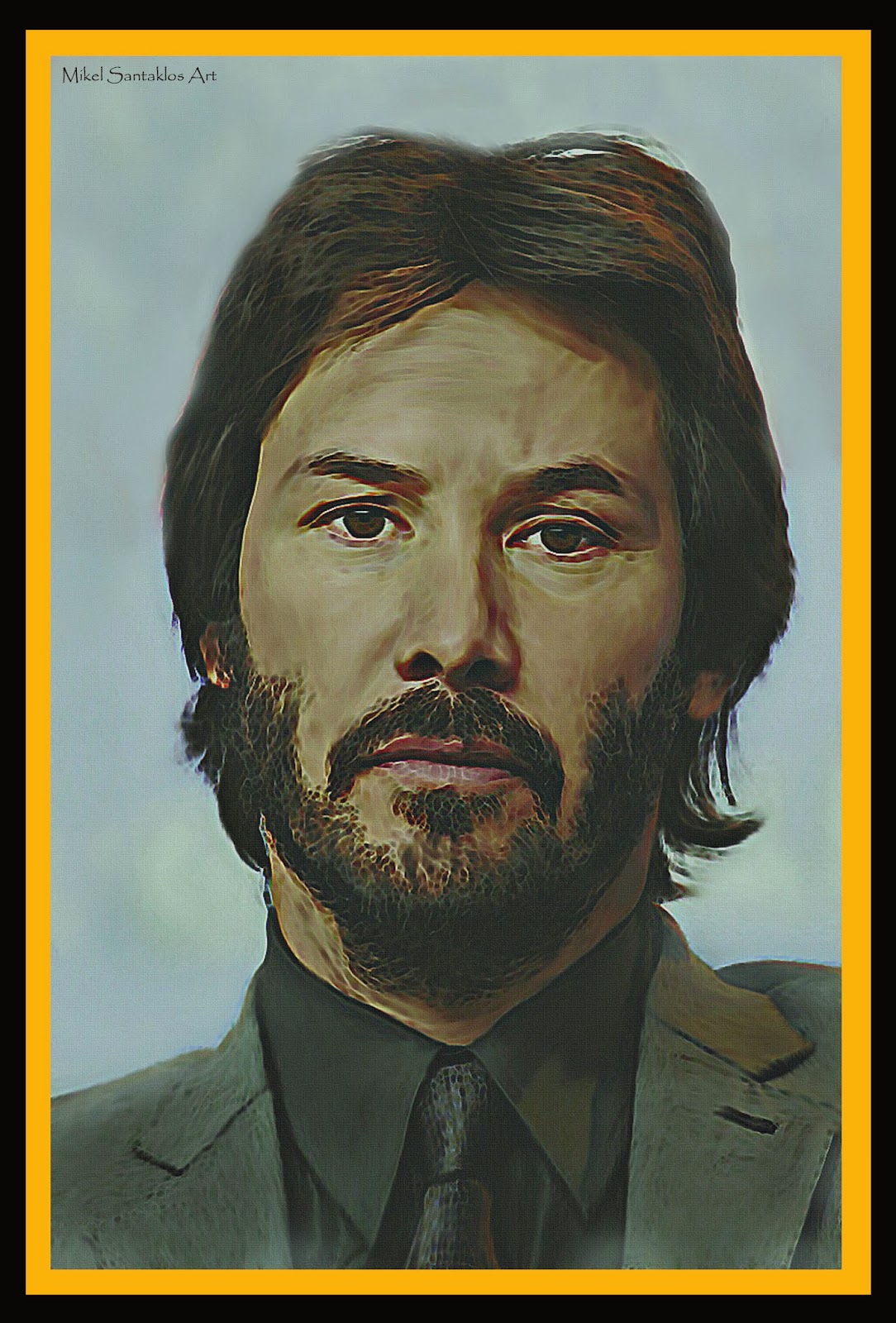 Mikel Santaklos Art : Keanu Reeves ~ MIKEL SANTAKLOS Art Collection