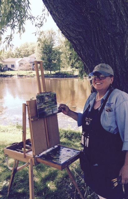 Annie Strack news: plein air painting at Audubon tomorrow!