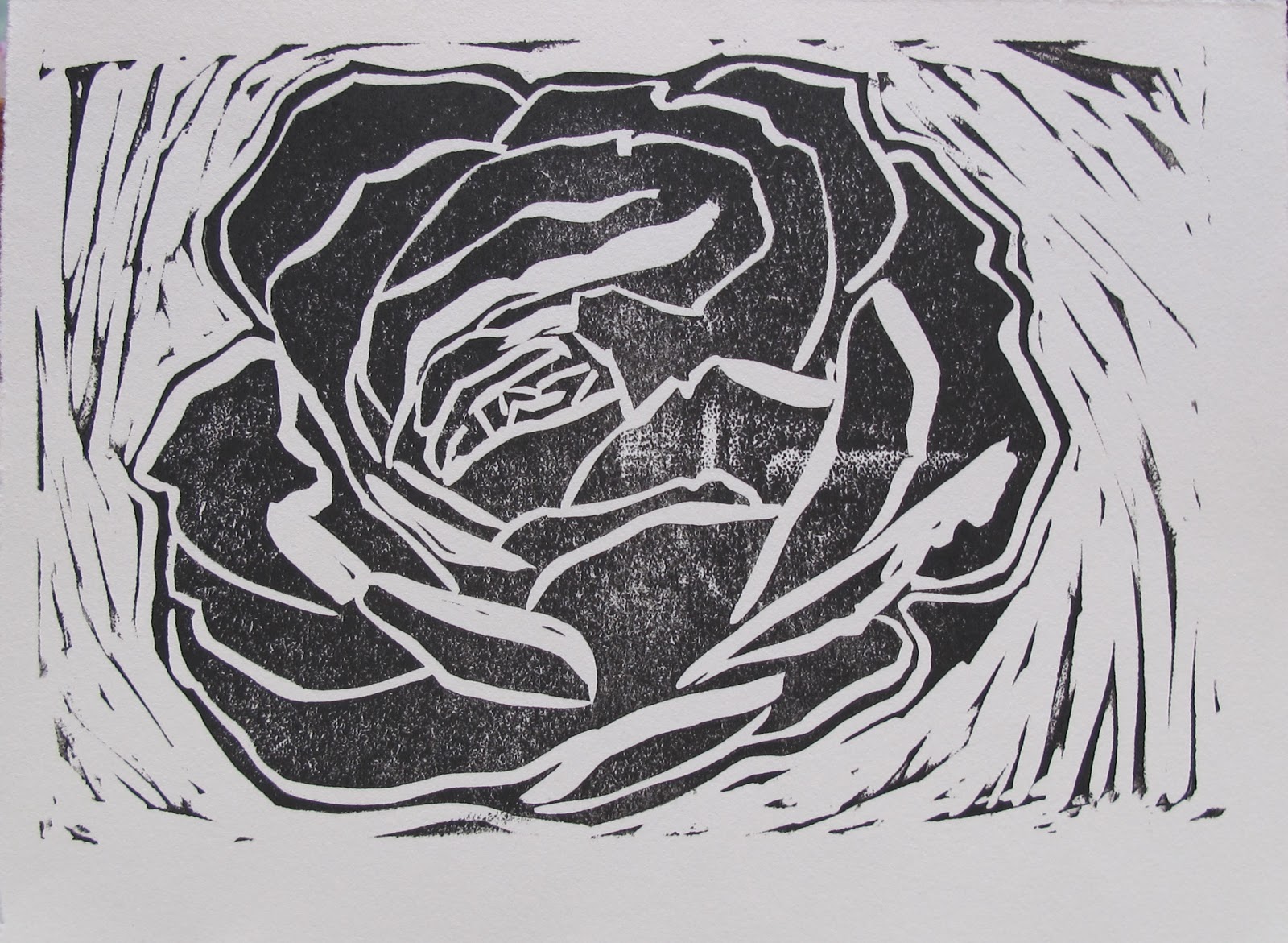 Rose Lino Cut I and II