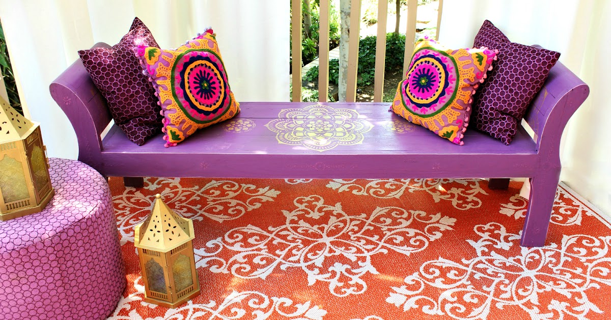 Mark Montano: Boho Bench Makeover