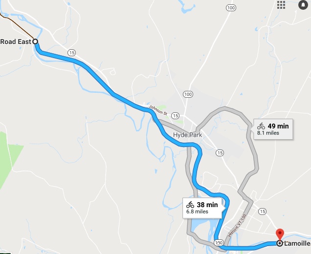 Rich's PedalPoint: Lamoille Rail Trail - Morrisville Westward