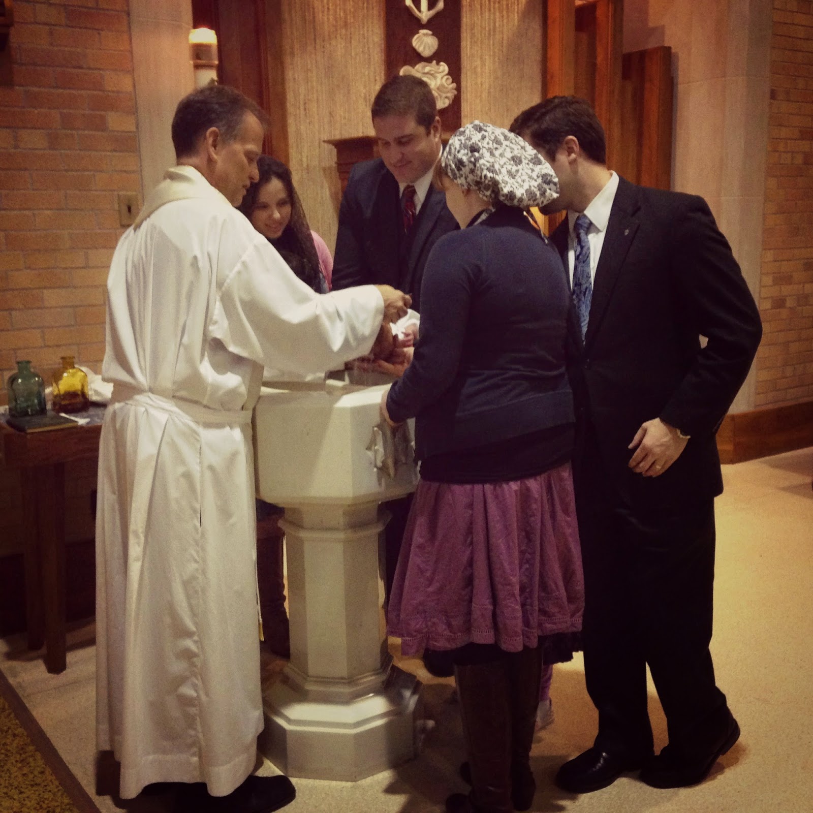 Someday I'll Sleep Autism Blogs: James Ignatius' Baptism