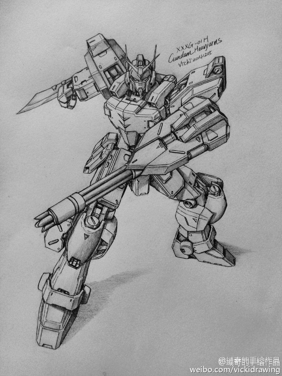 GUNDAM GUY: Awesome Gundam Sketches by VickiDrawing [Updated 2/9/17]
