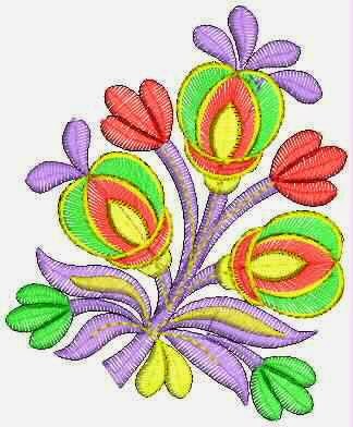 EmbDesignTube: Extraordinary Colorful Spring Patch Designs