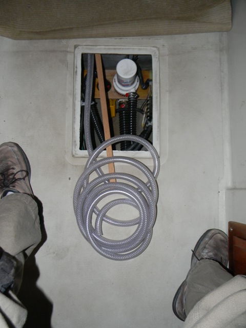 Ericson 25, Oystercatcher: Anchor, Chain Locker, and Anchor Roller ...