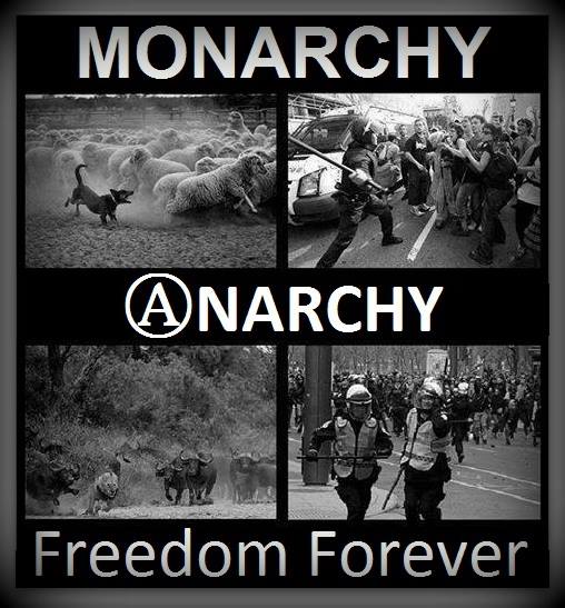 Partido Anarco Monarquista: Anarco Monarquia é Liberdade