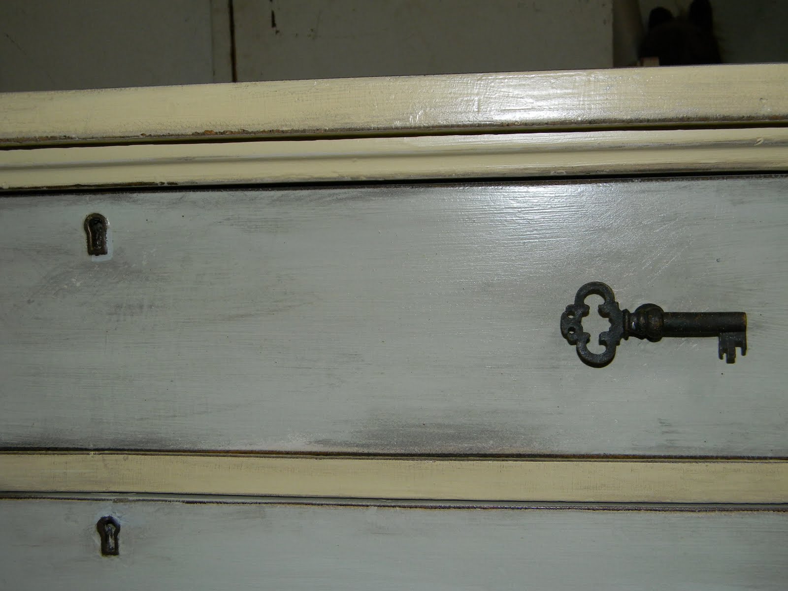 Emily's Up-cycled Furniture: short skeleton key dresser
