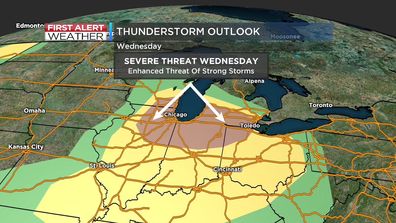 First Alert Weather Strong And Severe Storm Threat Ahead