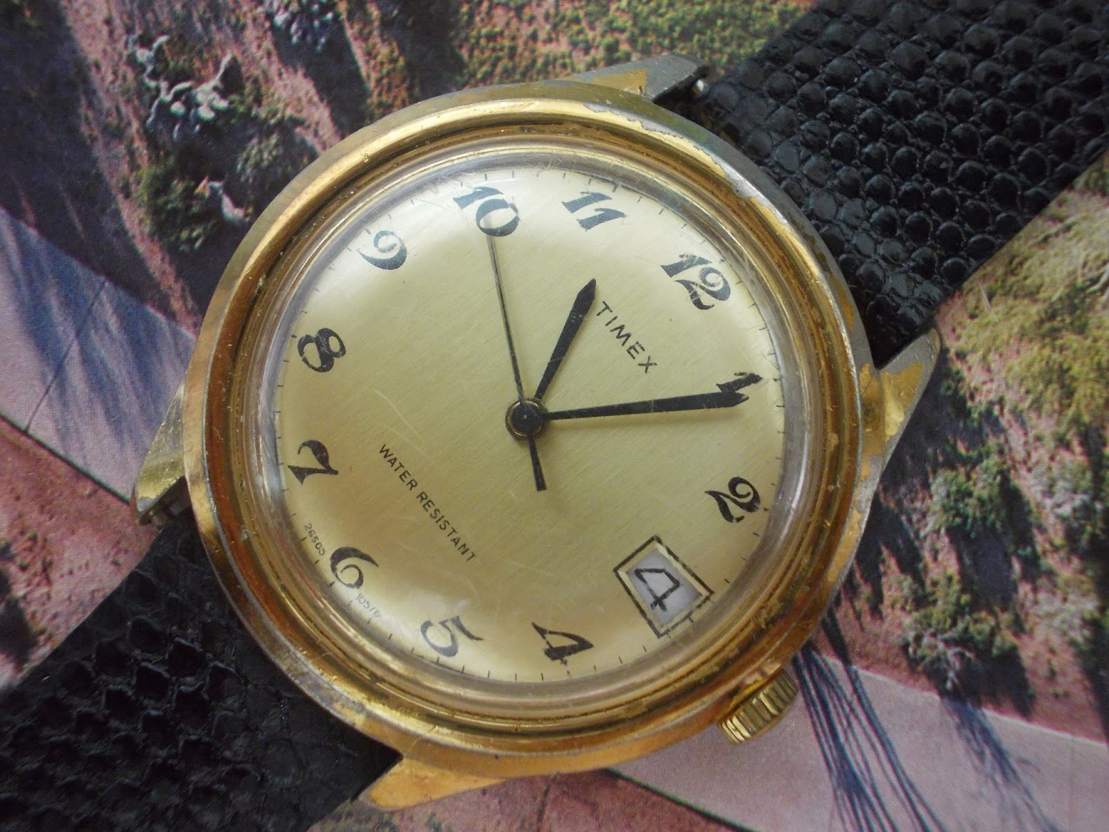 vintage watches: vintage Timex handwind