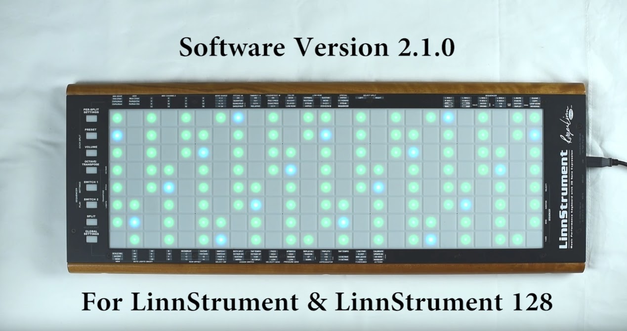 New Features For The LinnStrument: Note Animations, New Performance ...
