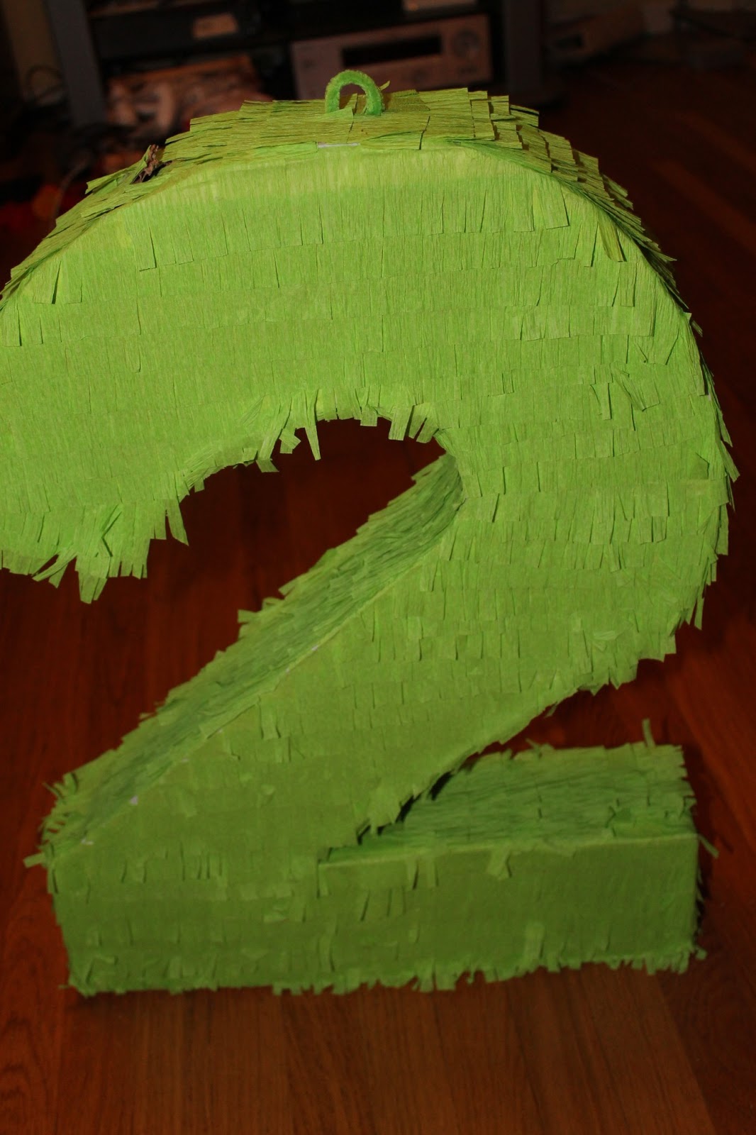 Lil Party Animals: How to make a zebra striped number pinata