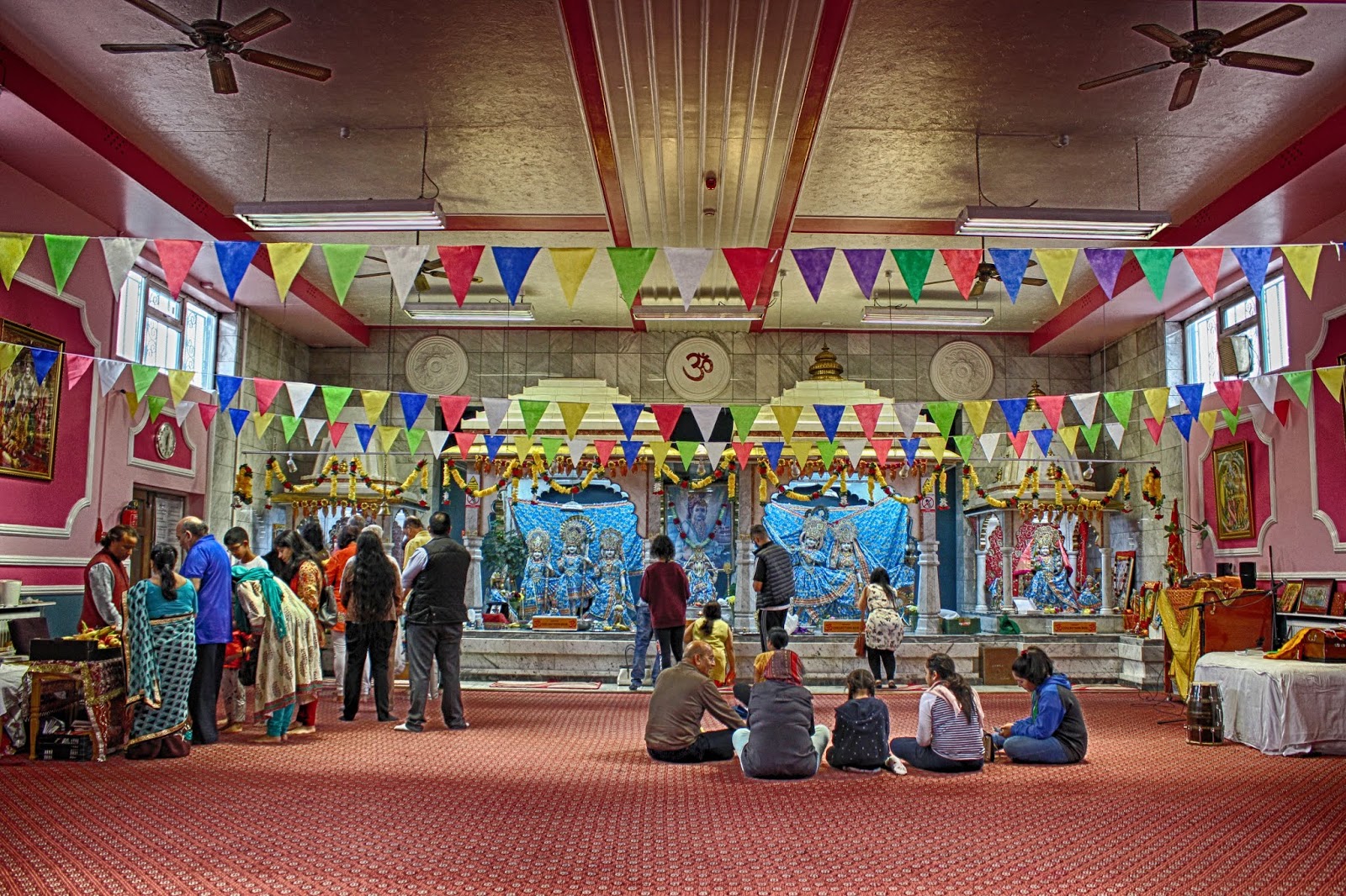 Andrew Simpson: Down at the Gita Bhavan Hindu Temple on Wilbraham Road