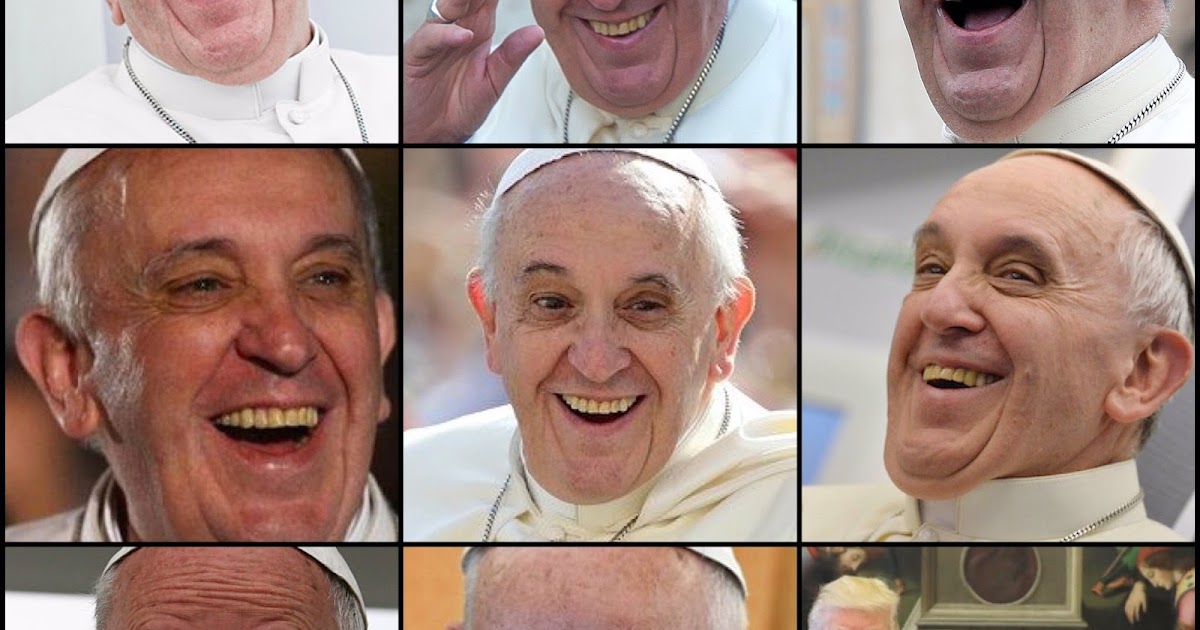 Bridget Mary's Blog: Pope Francis Laughing, Enjoy different faces!
