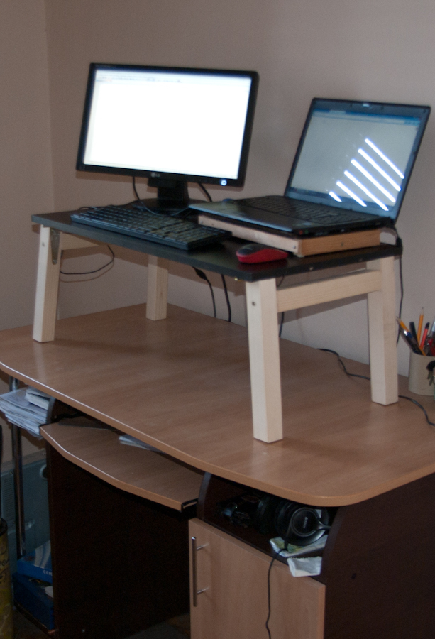 DIY FUNWORKS: DIY Easy to Build Raised Laptop Desk Stand