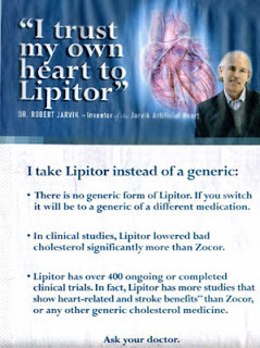 LIPITOR: Pharmaceutical Printed Promotional Materials(Advertisements ...