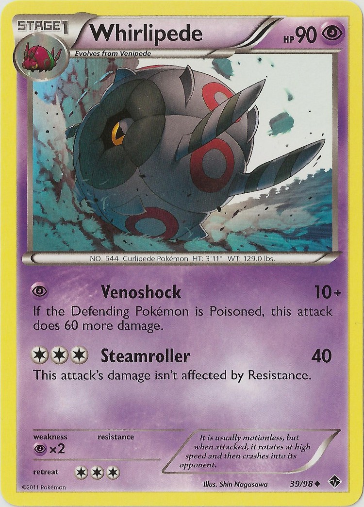 Whirlipede -- Emerging Powers Pokemon Card Review | PrimetimePokemon's Blog