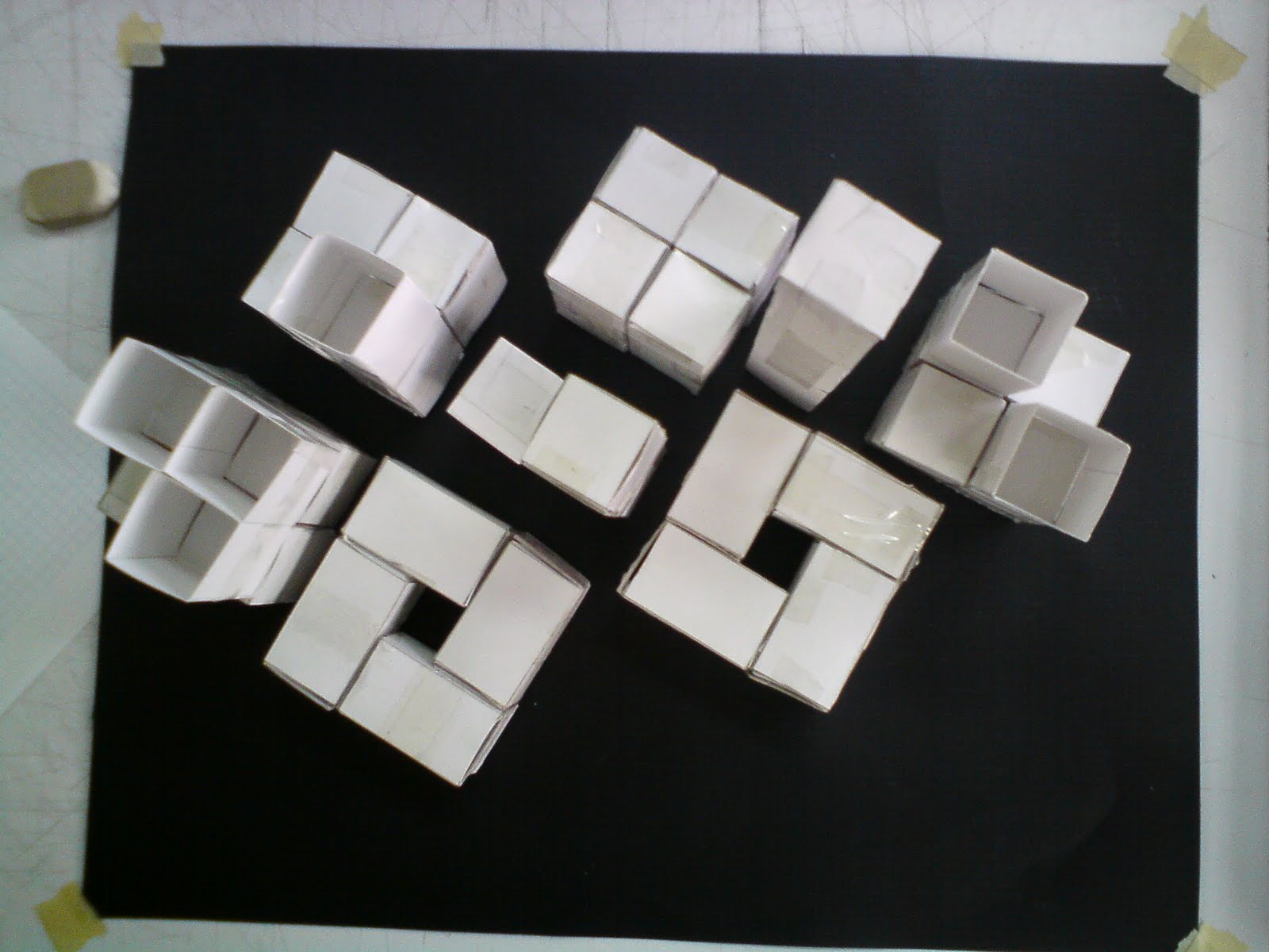 Daniel cano Proyectos: 5 ejercicios de composición con volúmenes