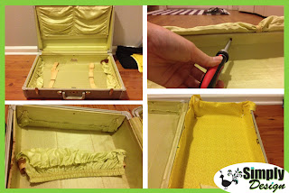 Simply Design: DIY Suitcase Dog Bed