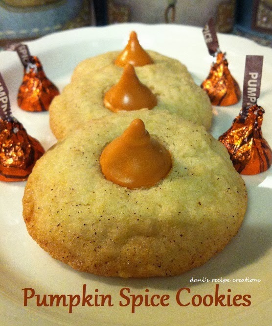 Dani's Recipe Creations: Pumpkin Spice Cookies