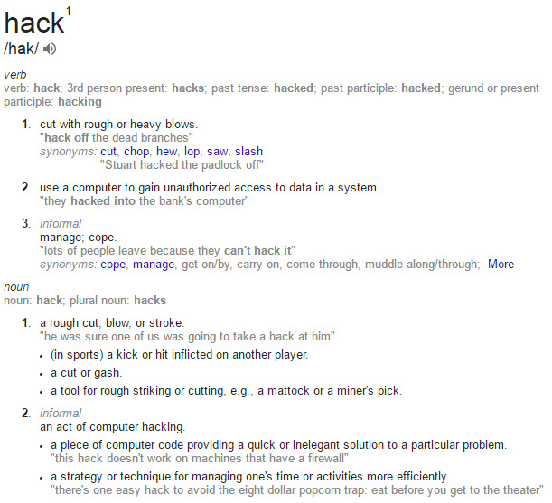 Ý nghĩa thật sự của hack