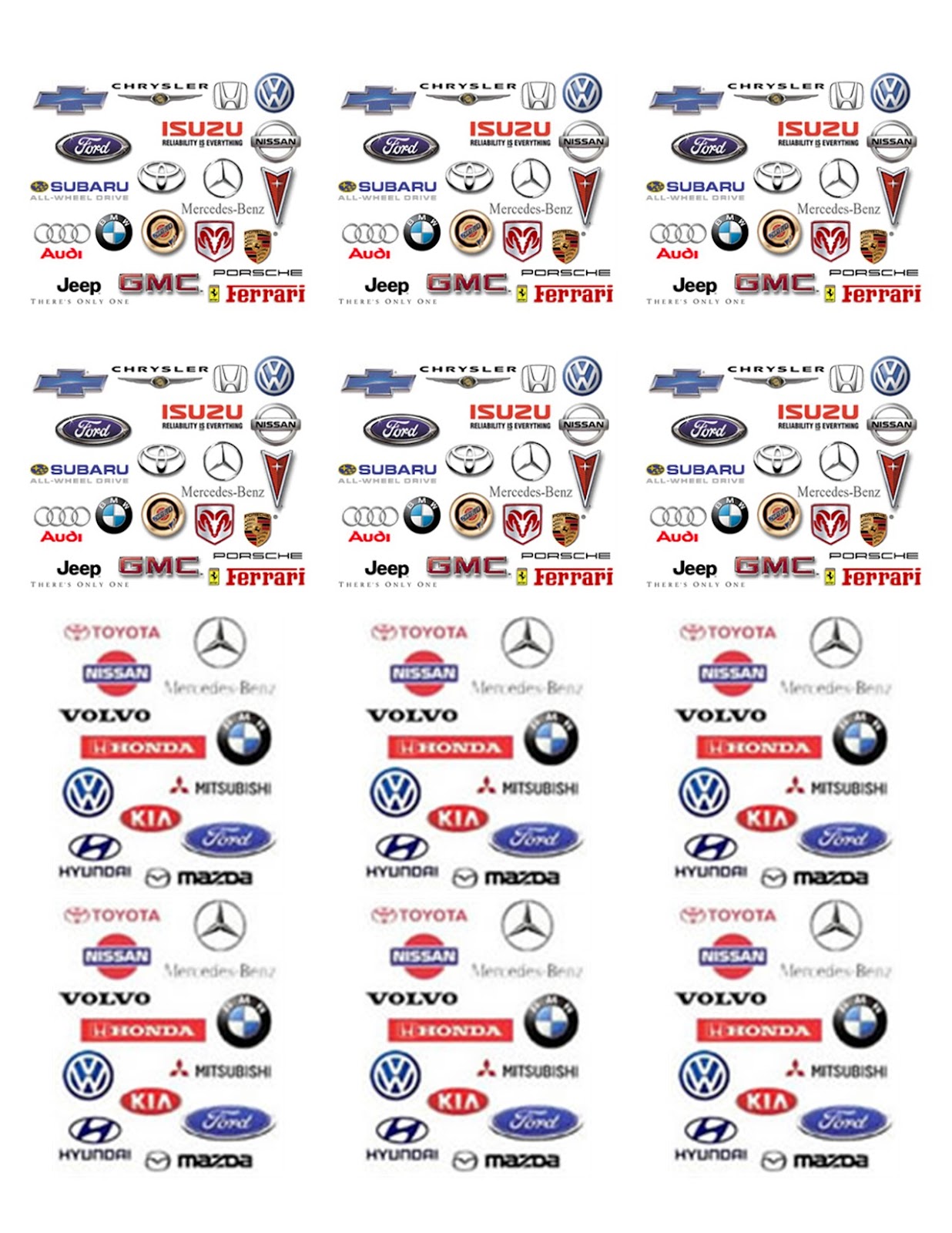 Major Car Brands Logos - Design Talk
