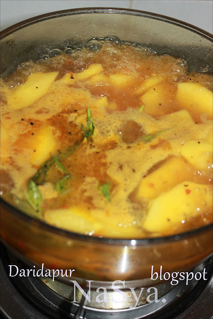 Dari Dapur NaSya: Asam rebus kembung dan betik