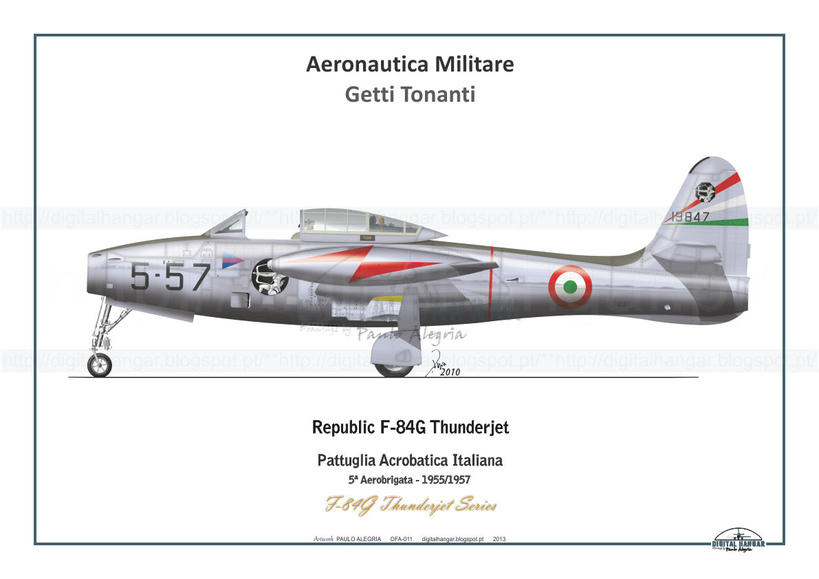DIGITAL HANGAR: Republic F-84G Thunderjet
