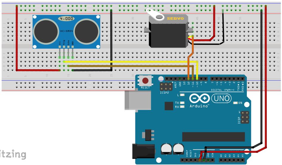MEMBUAT RADAR MENGGUNAKAN ARDUINO DAN PROCESSING - Syarif Projects