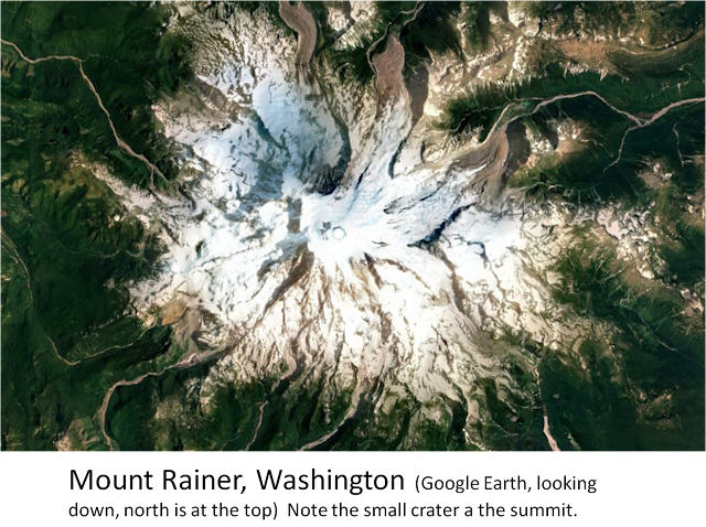 Geo Gold Emmons: The Cascade Volcanoes as seen in Satellite Images