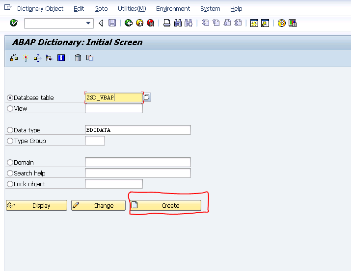 SAP TECH: Creating Transparent Transaction Table
