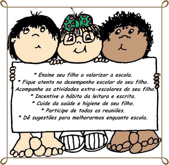 E.M.J.N.A Um lugar para Aprender...: Recado para os Pais