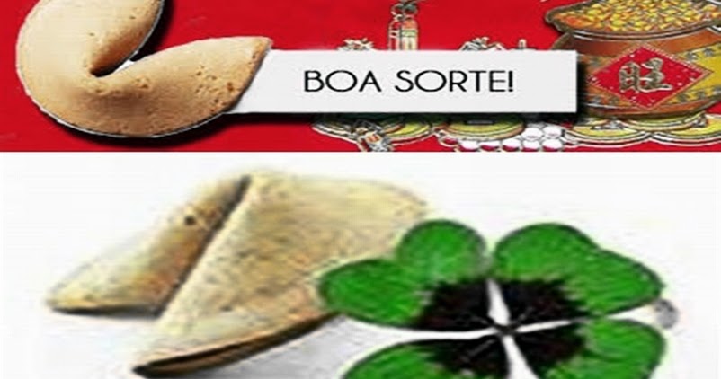 Semente Educacional: Sorte - Biscoito da sorte - sorte de hoje 01