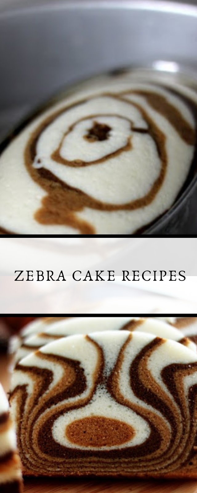 Zebra Cake Recipes