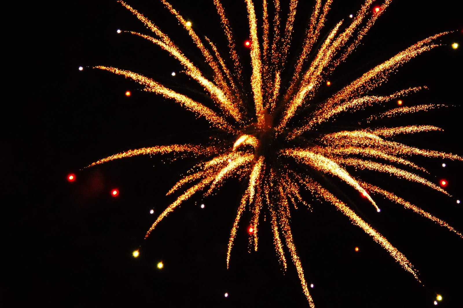 A Yellow Bicycle: Fireworks!