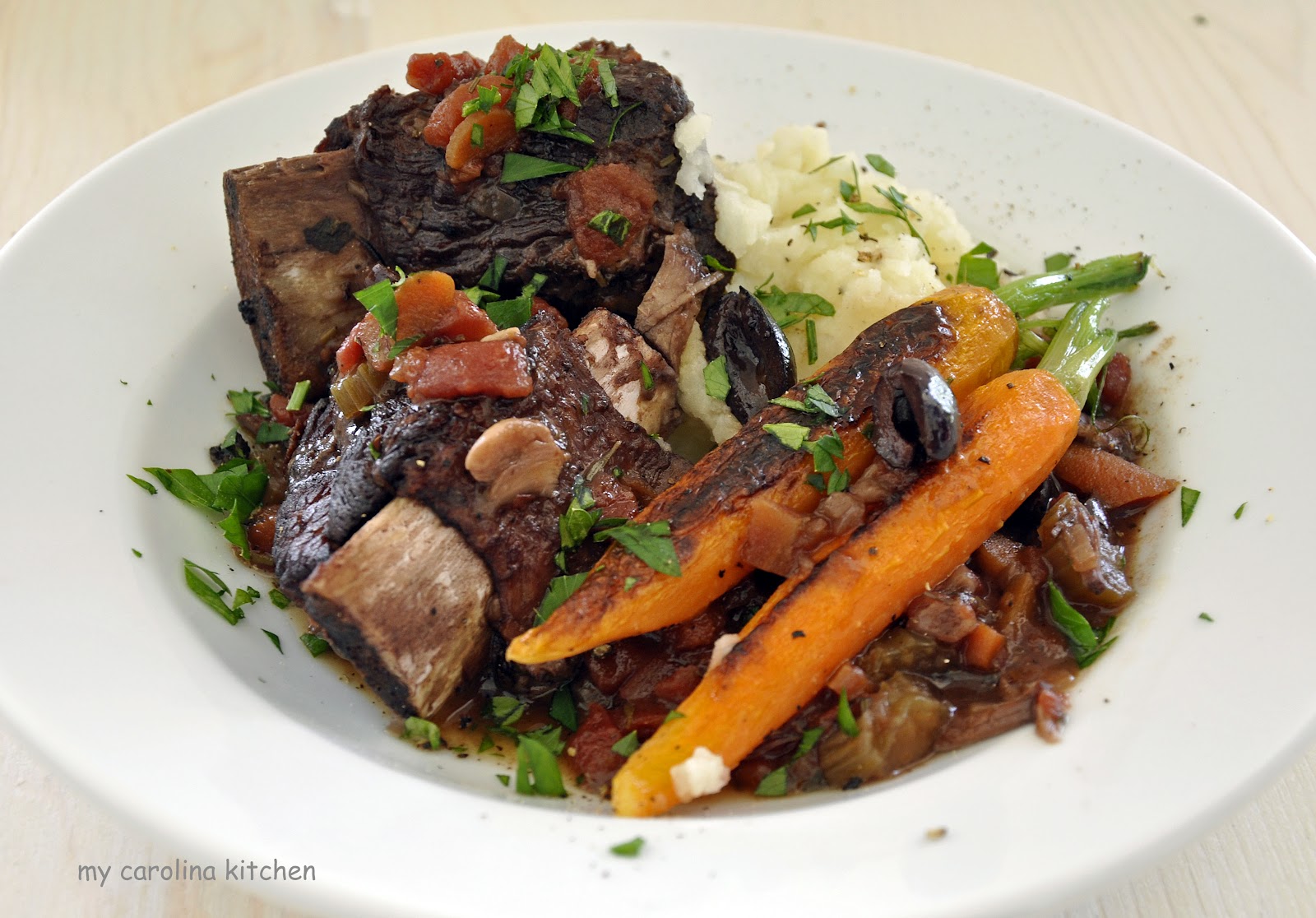 My Carolina Kitchen: Short Ribs Provencale – an excellent dish for ...