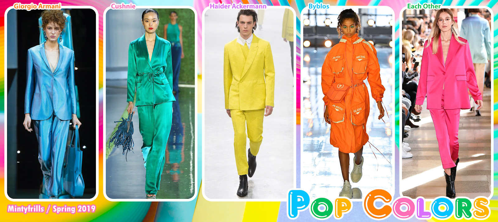 Mintyfrills: Runway: 10 Fashion Trends for Spring 2019