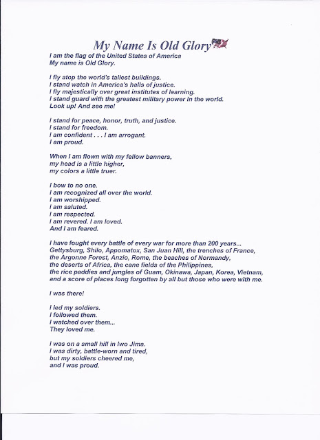 Etcetera: My Name Is Old Glory