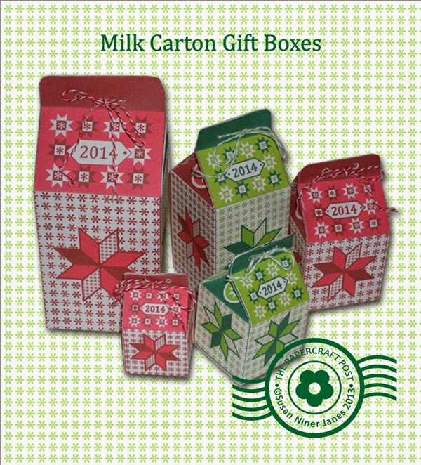 The Papercraft Post: Bigger, Two-Tone Milk Cartons