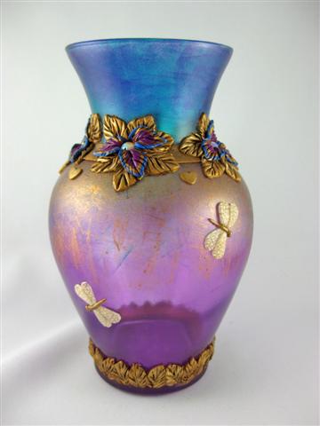 Kismet Clay Designs: Dragonfly Vase