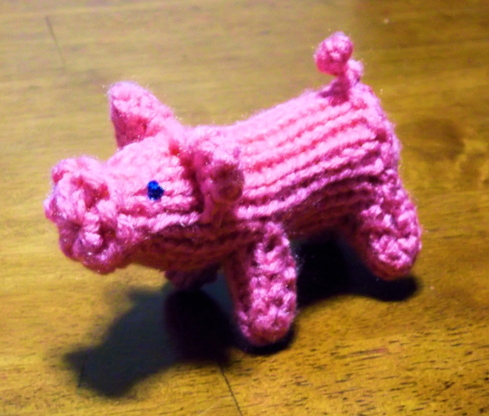 The Loom Muse : How to Loom Knit a Pig