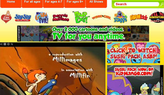Top TV-Show Sites: kidmango.com