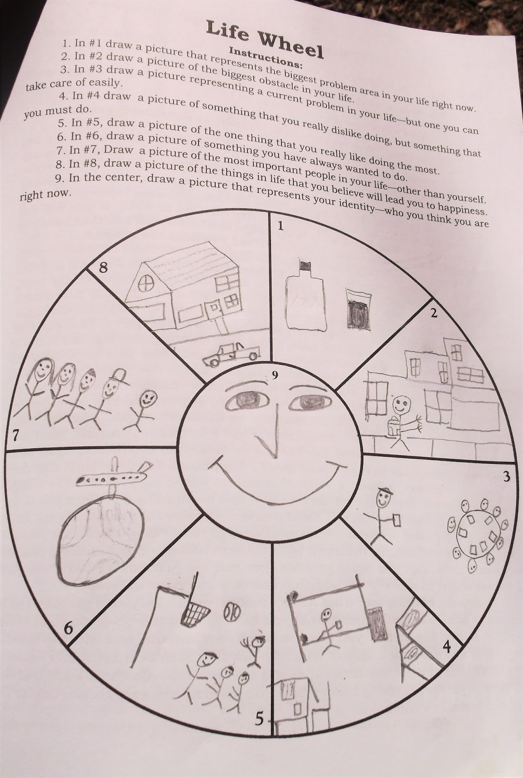 Moral Reconation Therapy Life Wheel