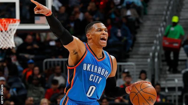 NBA Awards: OKC Thunder point guard Russell Westbrook named MVP | IndianGol