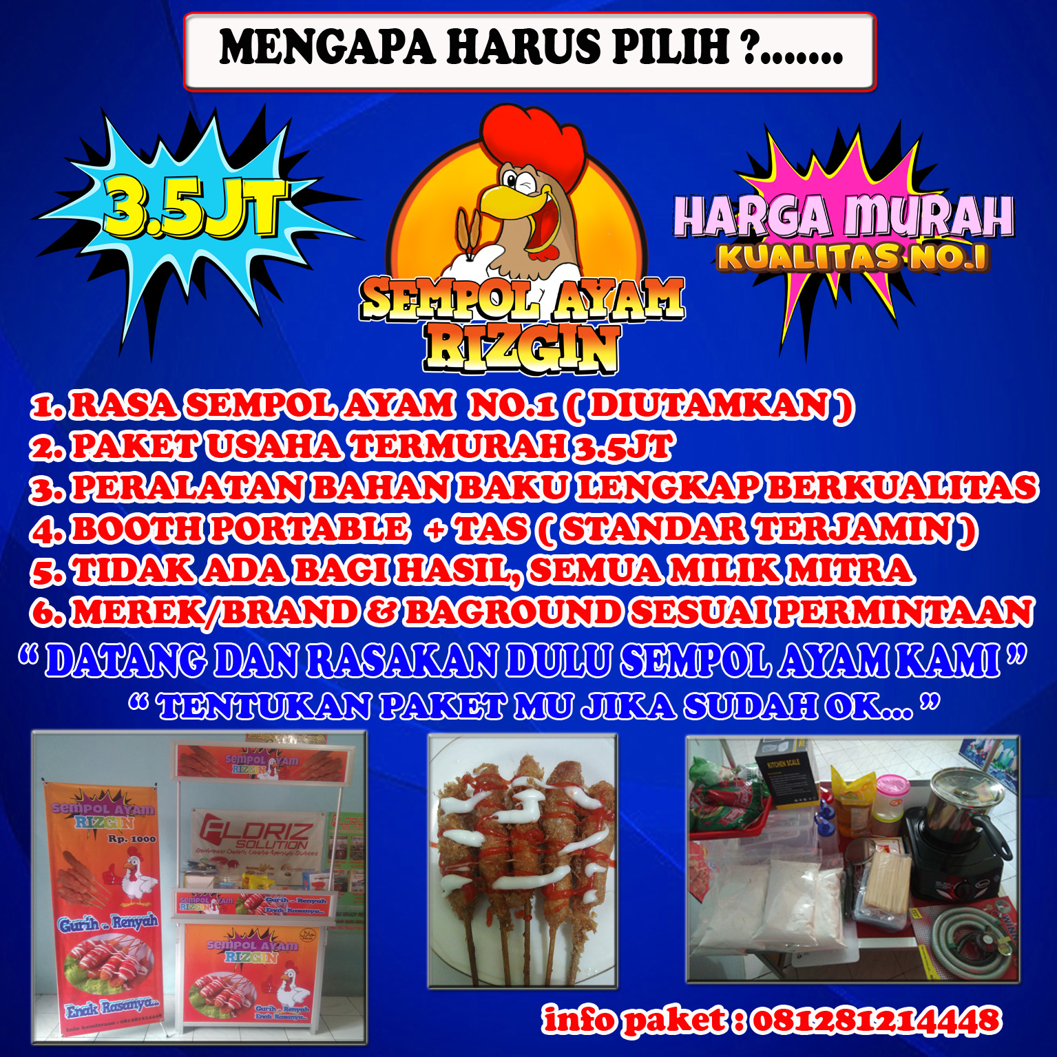 RIZGIN SEMPOL AYAM JAKARTA: WARALABA RIZGIN SEMPOL AYAM