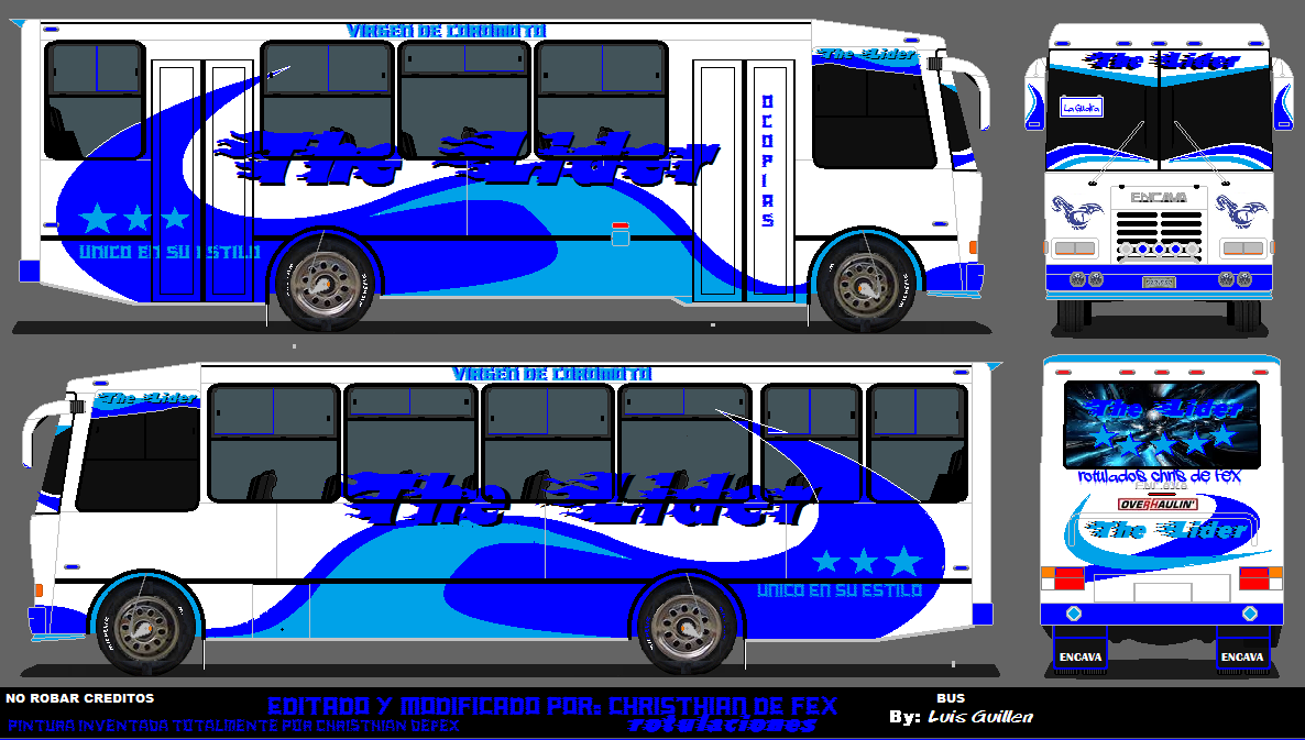 Diseños Autobuses Venezuela: Encavas Pintadas