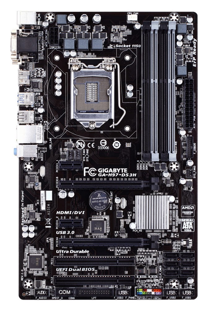 Pcnews: GIGABYTE lanza su nueva board "H97-DS3H"