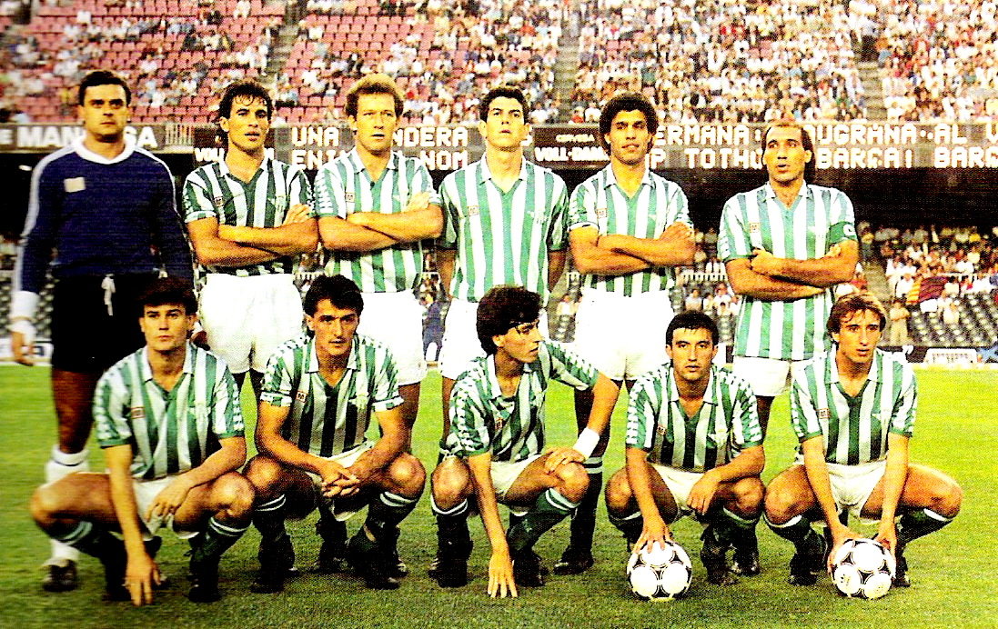 REAL BETIS BALOMPIÉ contra Barcelona 14/06/1986