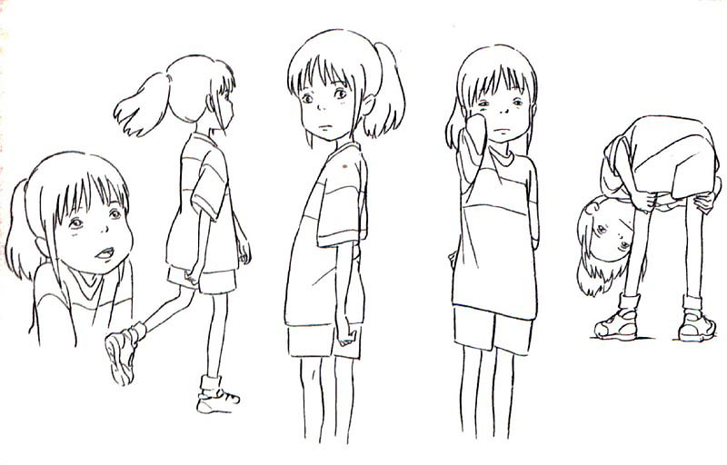 Living Lines Library: 千と千尋の神隠し / Spirited Away (2001) - Character ...
