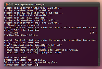 Informasjonsviteren: Setting up Zend Server CE in Ubuntu 11.04